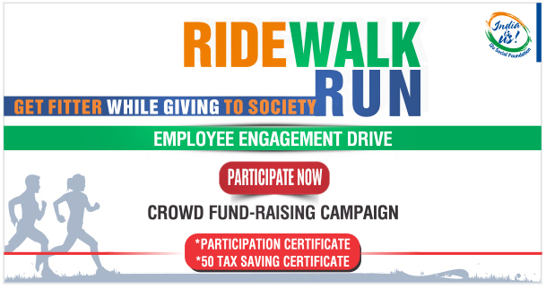 Ride, Walk, Run Campaign Organized by India Is Us
